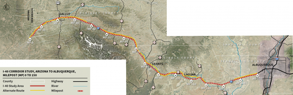 CN 6101580, I-40 West Corridor from AZ to Albuquerque | NMDOT