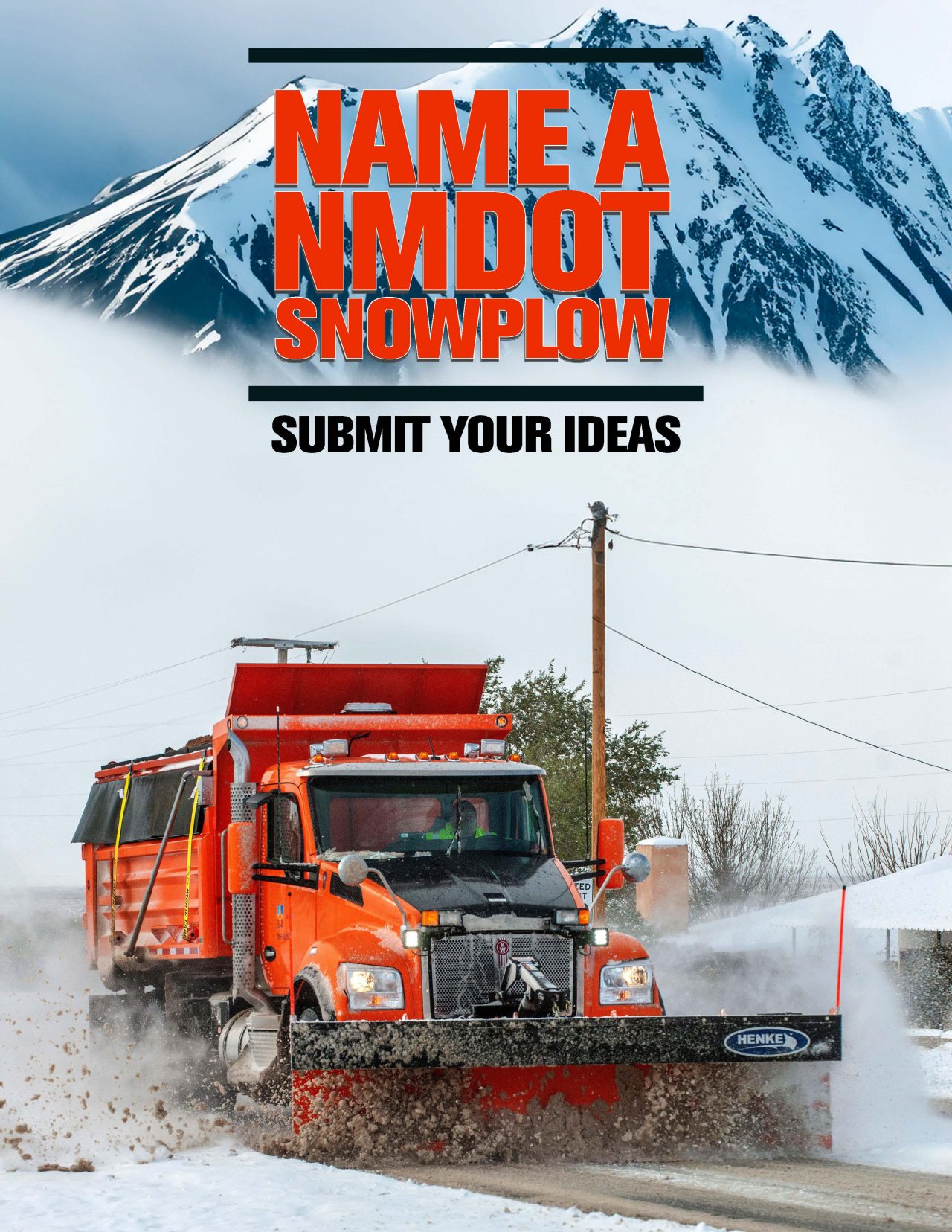 NMDOT Launches Inaugural Name a Snowplow Contest | NMDOT