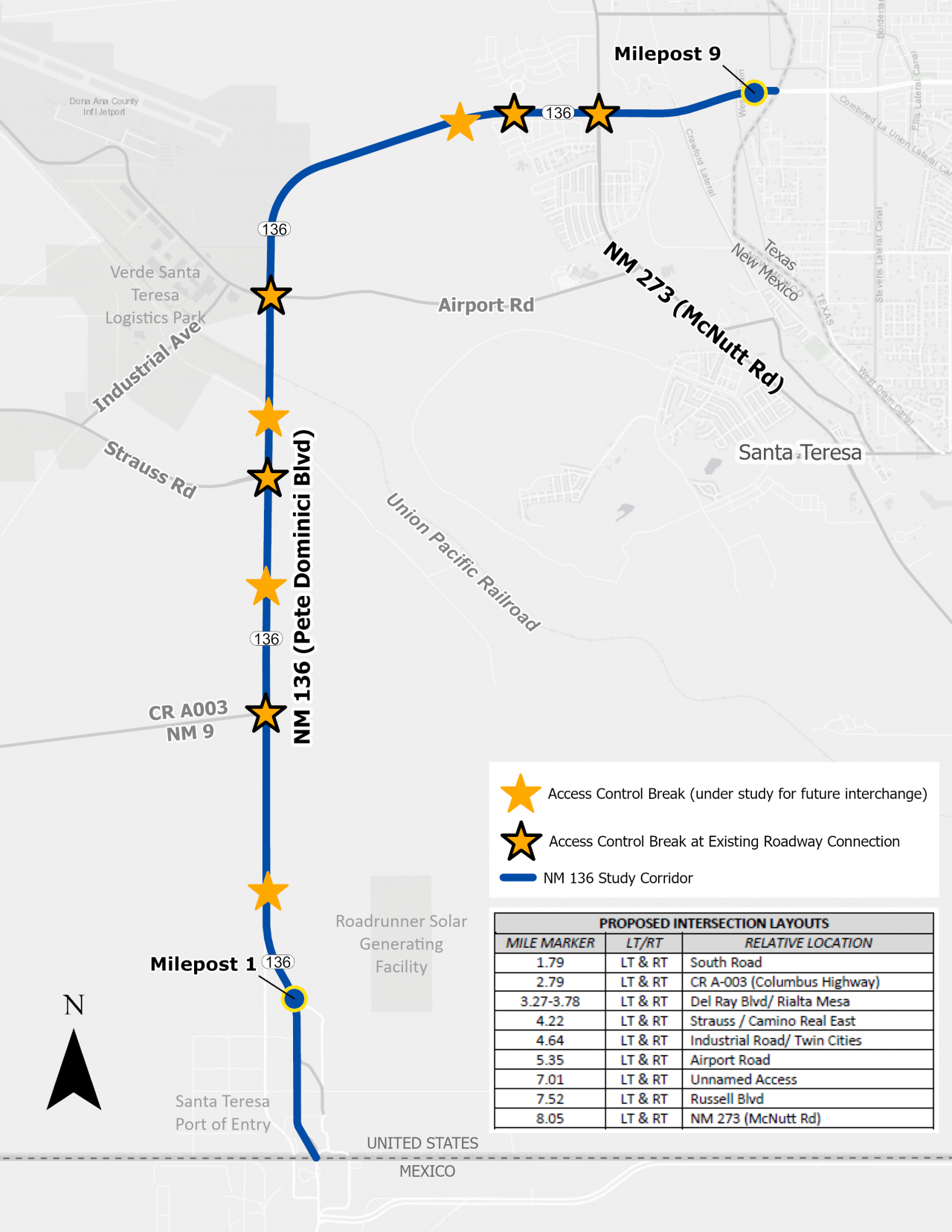 NM 136 Interchange Feasiblity Study, CN E100430 | NMDOT